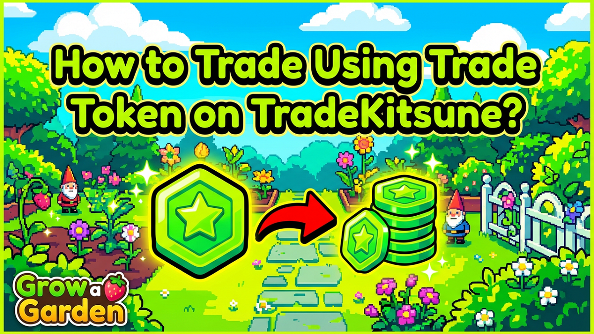 How to Trade Using Trade Token on TradeKitsune? Grow A Garden Guide